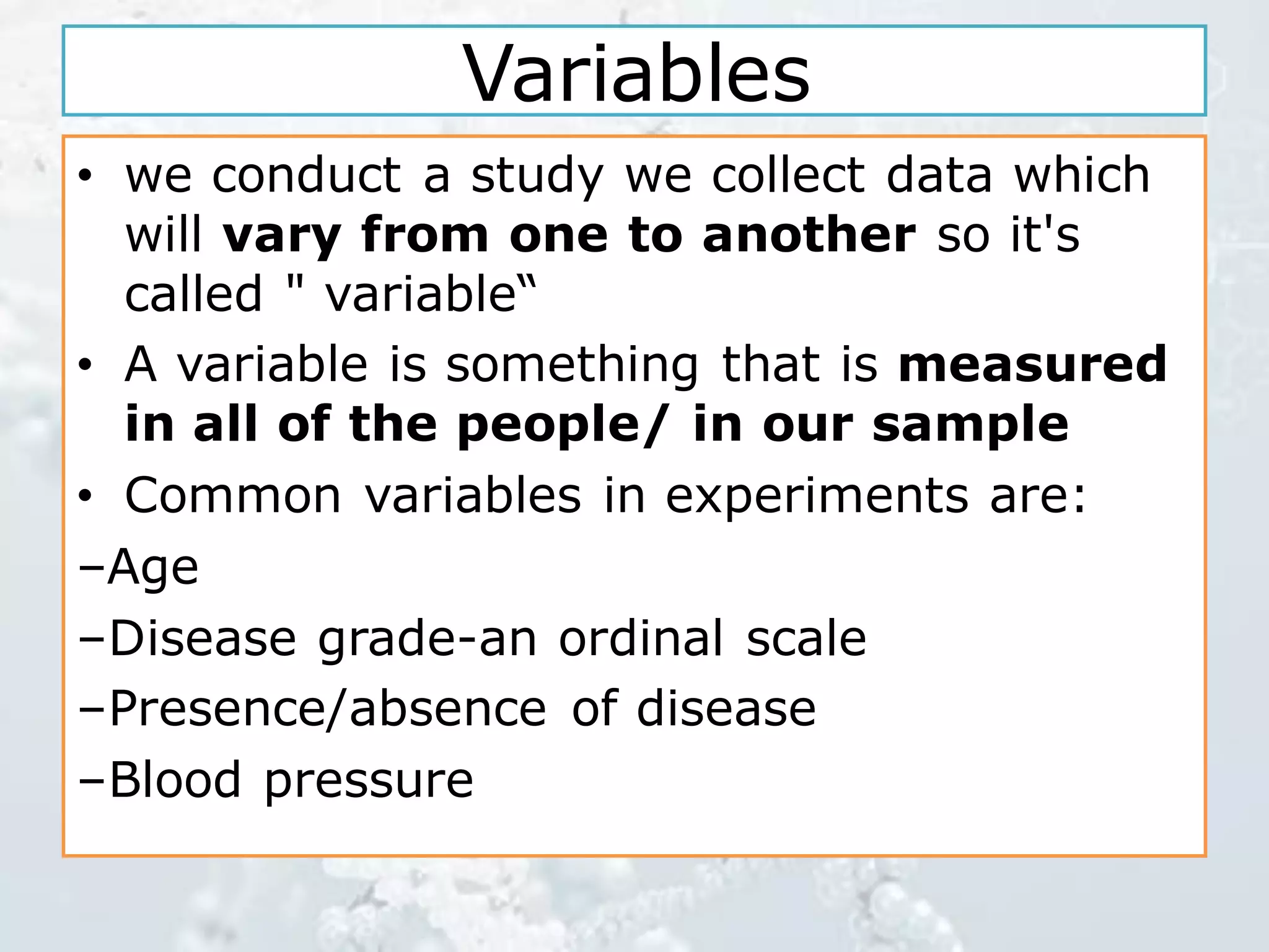 Clinical research ( Medical stat. concepts) | PDF