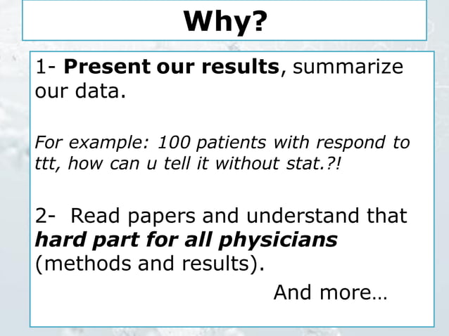 Clinical research ( Medical stat. concepts) | PDF