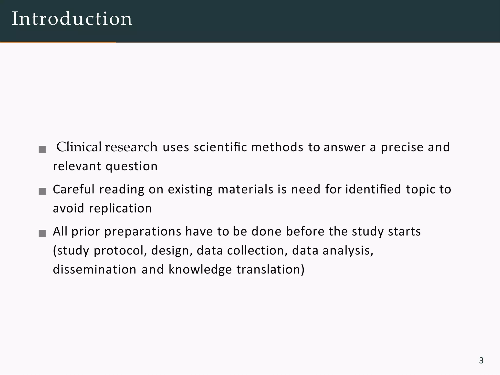 Clinical research methodology introduction | PDF