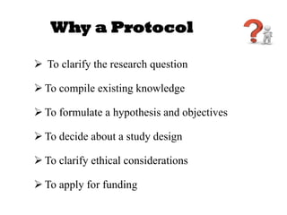 Writing of Research protocol | PDF