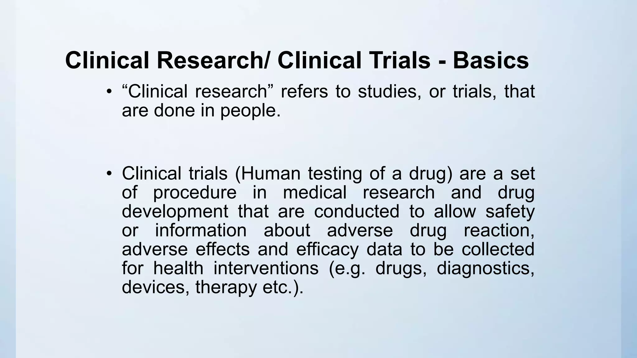 Clinical Research Regulation | PPTX