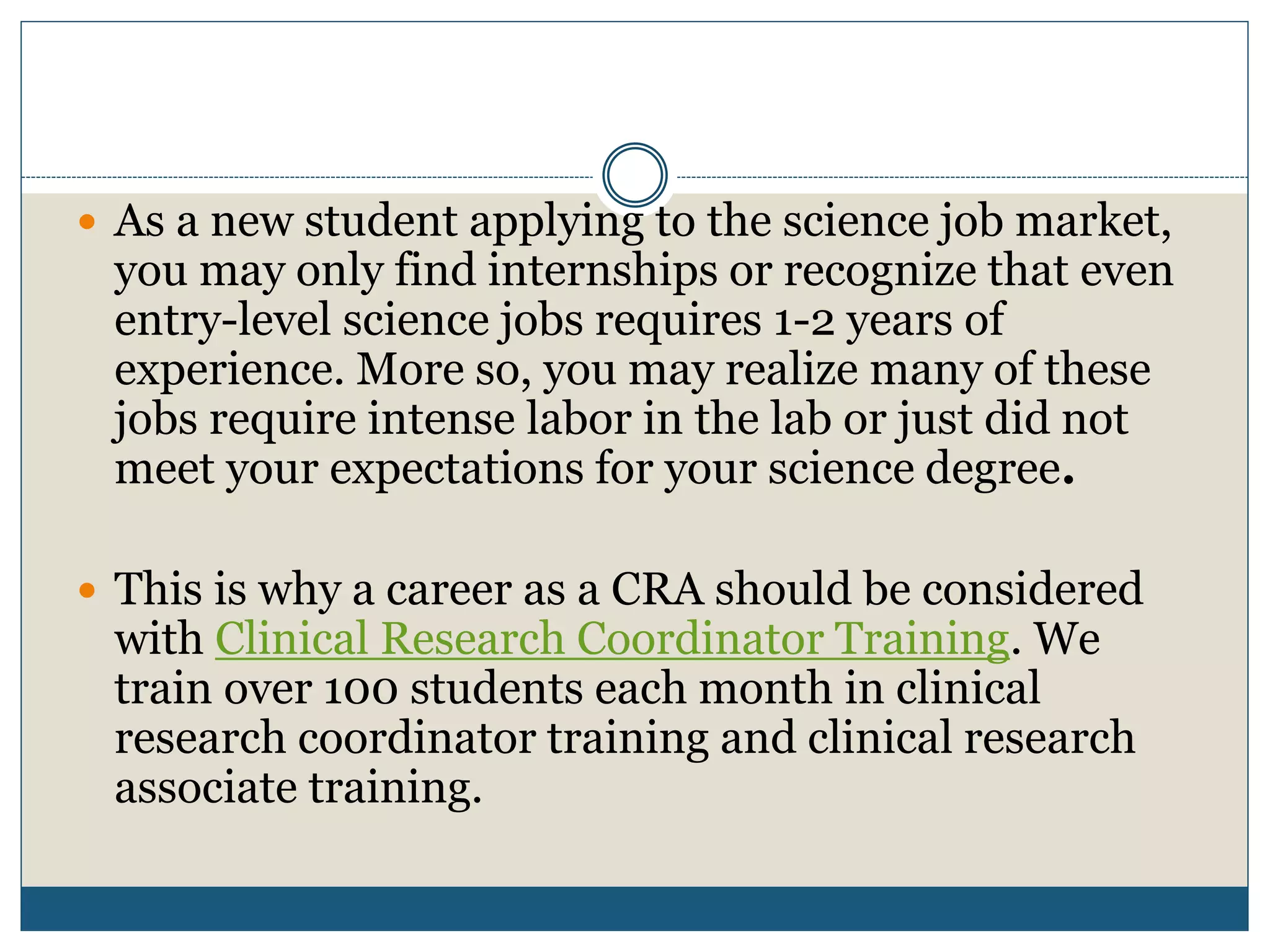 Clinical Research Certification | PPTX