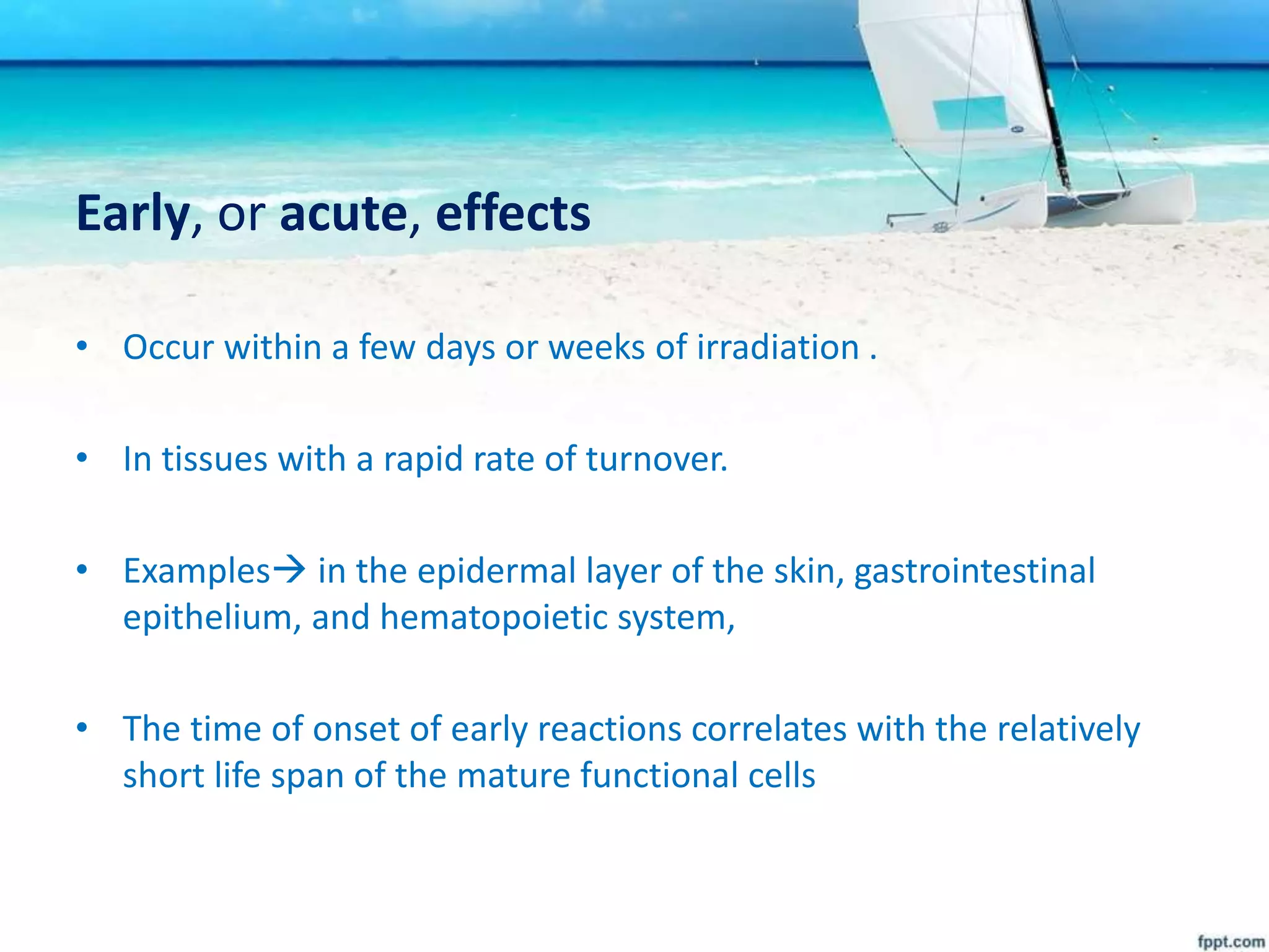 Clinical response of skin and mucosa to radiation | PPTX