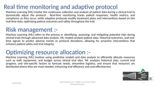 Optimizing Patient-Centric eProtocol Design using Machine Learning | PPT