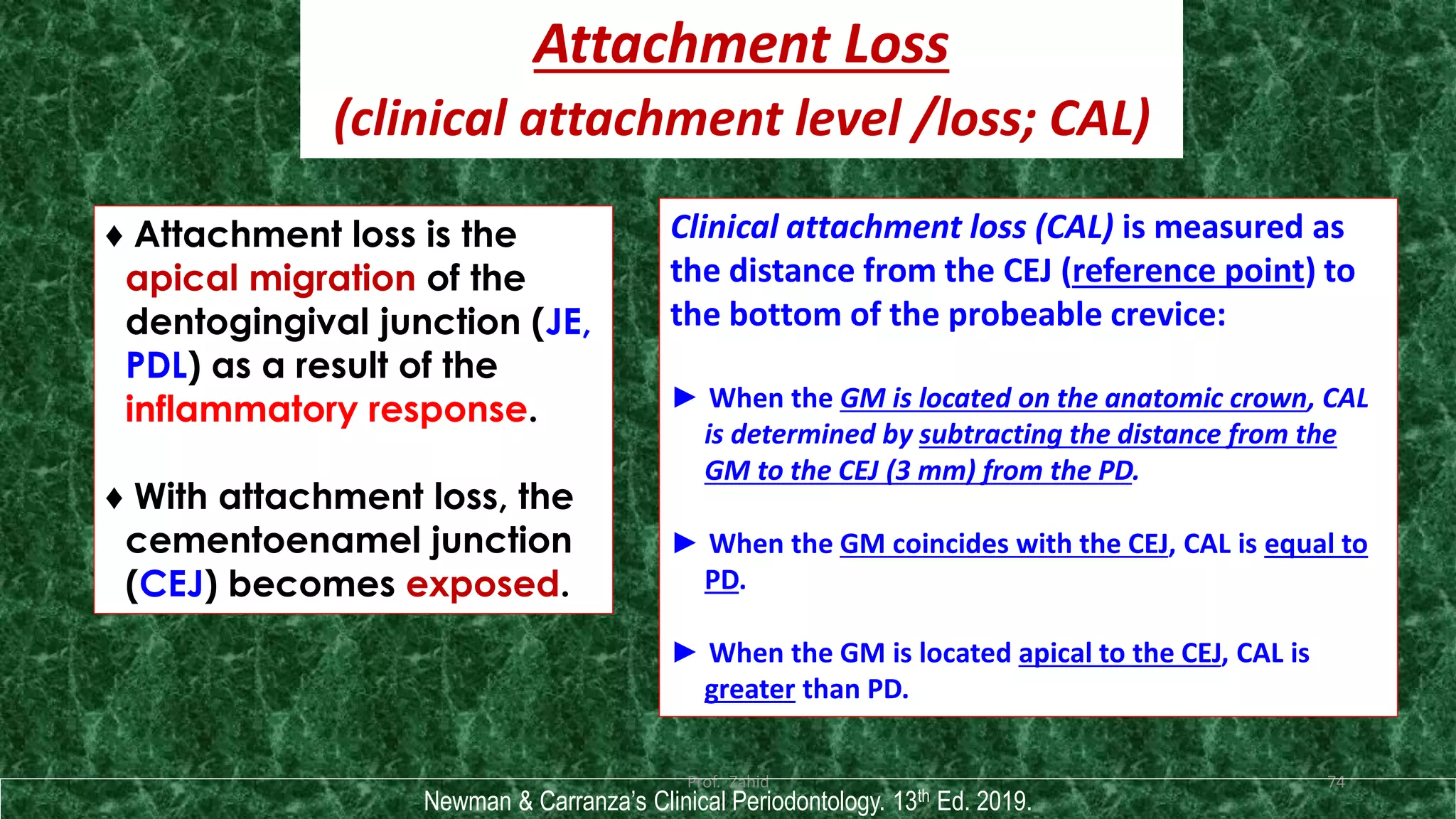 Clinical risk assessment & diagnosis of periodontal disease | PDF