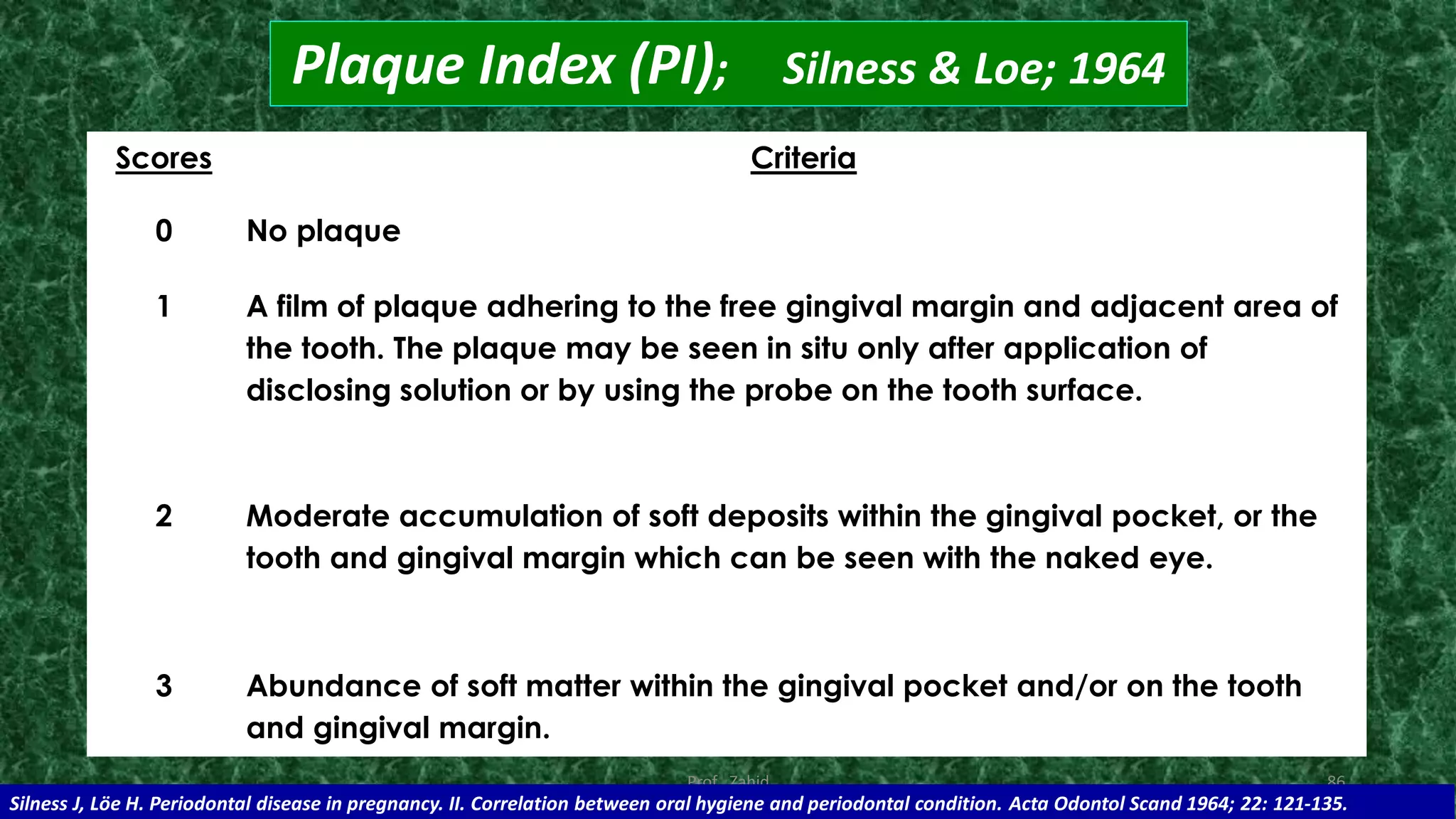 Clinical risk assessment & diagnosis of periodontal disease | PDF
