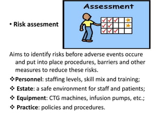 Clinical risk management in labour | PPT