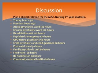 Clinical rotation plan | PPTX