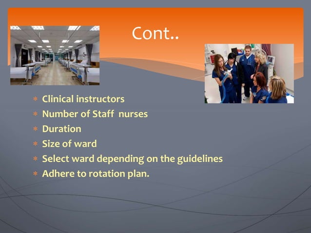 Clinical rotation plan | PPTX | Educational Assessment | Education