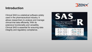 SAS Clinical training program in Hyderabad | PPTX