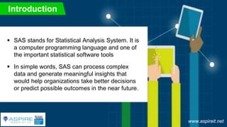 Clinical SAS Training by Aspire Techsoft | PPT