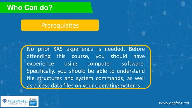 Clinical SAS Training by Aspire Techsoft | PPT