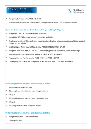 Clinical sas course syllabus | DOCX