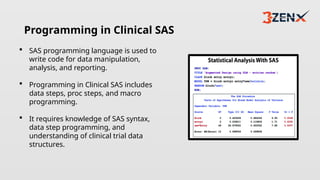 SAS Clinical training program in Hyderabad | PPT
