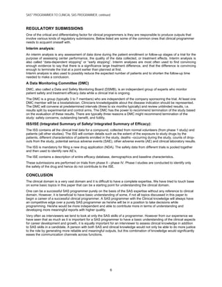 Clinical sas programmer | PDF
