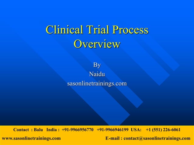 Clinical sas training overview | PDF