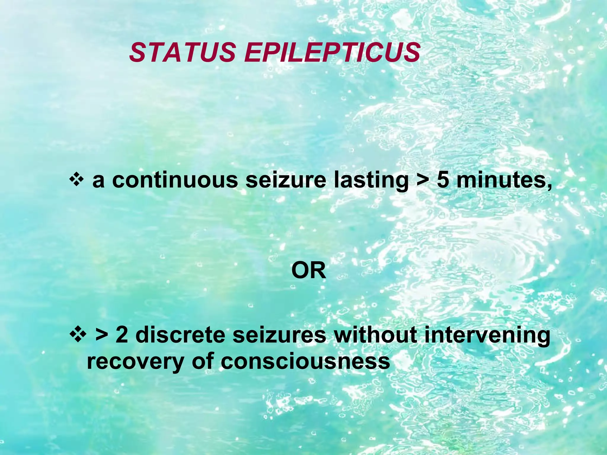 Clinical series.seizure | PPT