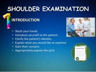 Clinical shoulder examination-osce | PPTX
