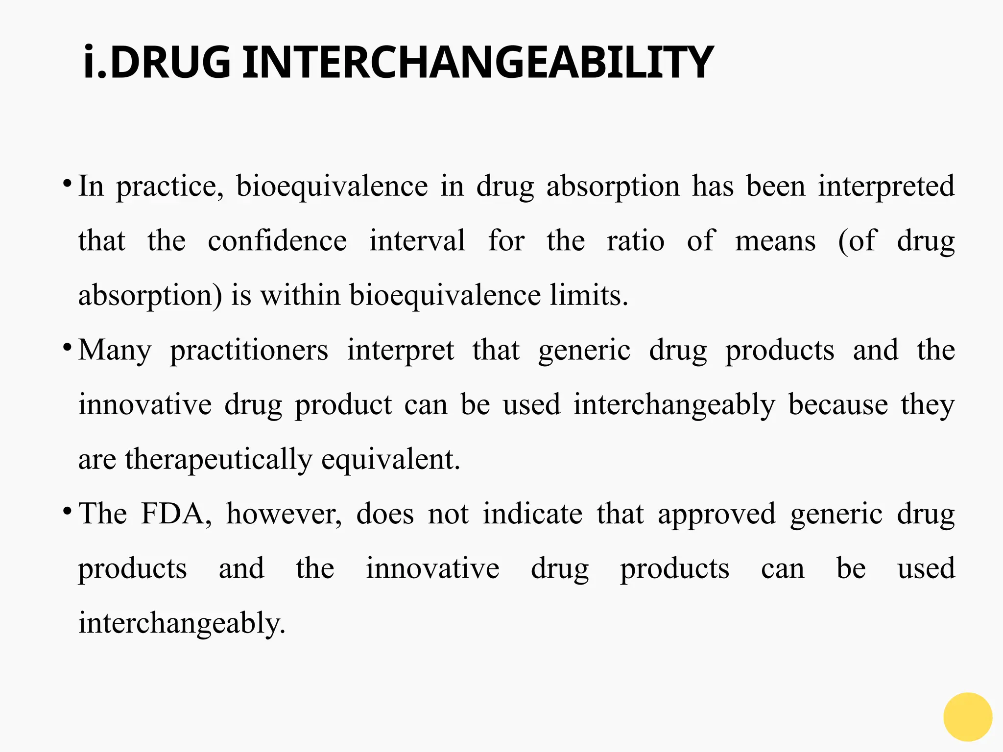 clinical significance of bioequivalaence studies- pptx | PPTX