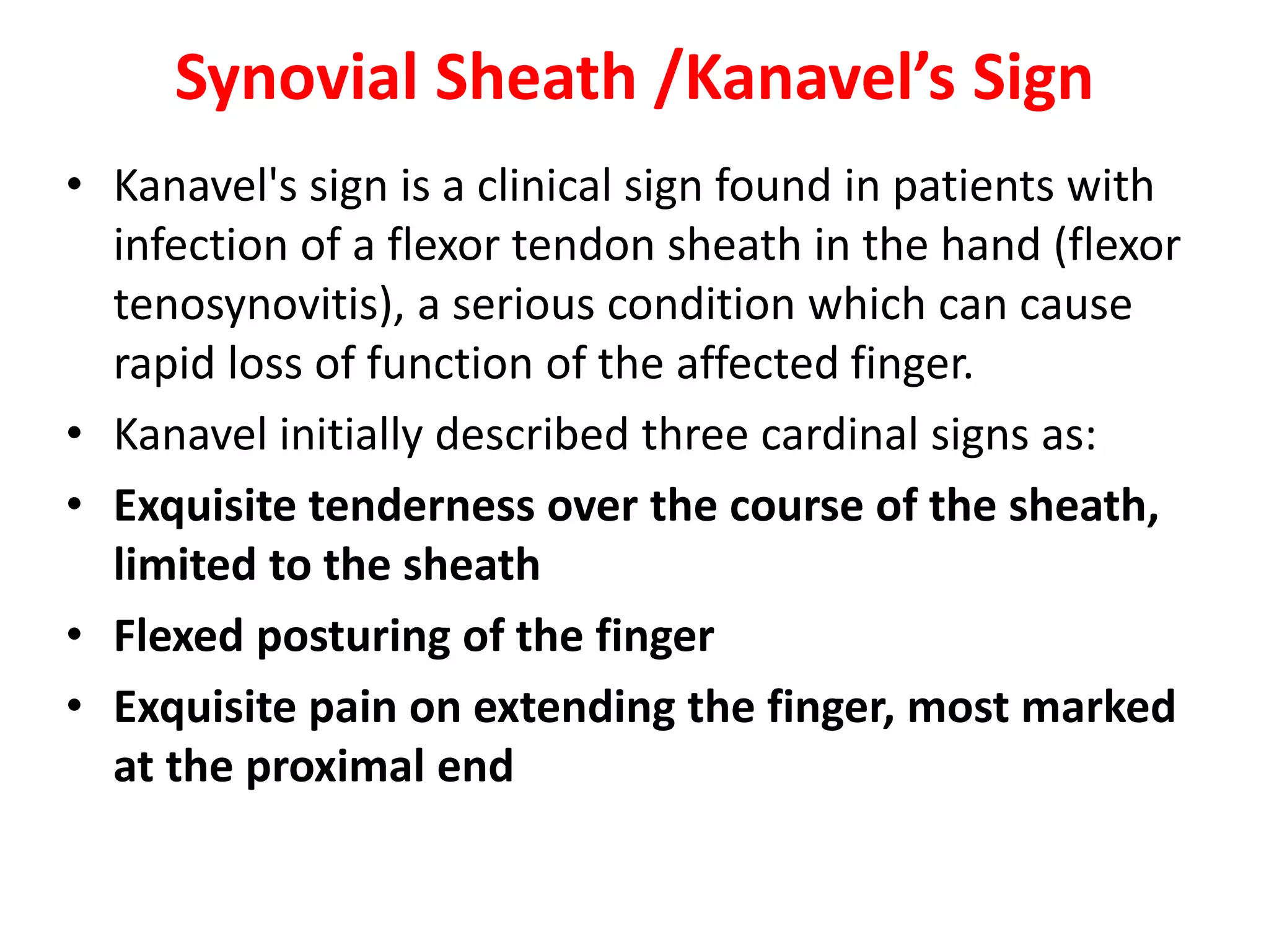 Clinical signs of upper limb | PPTX