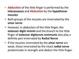 Clinical signs of upper limb | PPTX