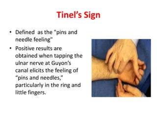 Clinical signs of upper limb | PPT