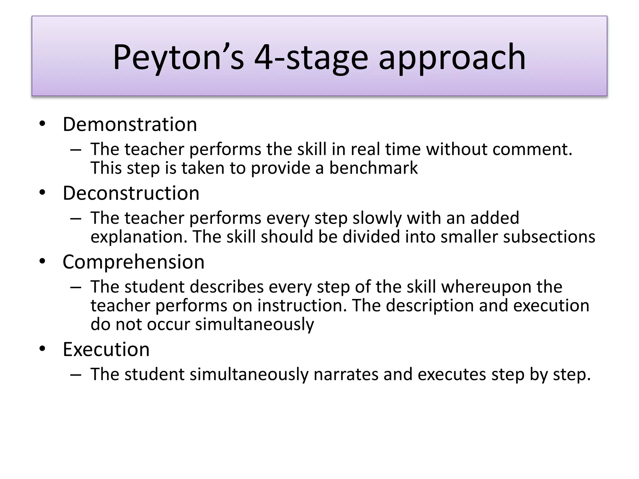 Clinical skills facilitation | PPTX