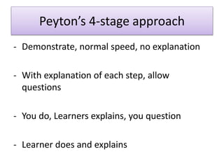 Clinical skills facilitation | PPTX
