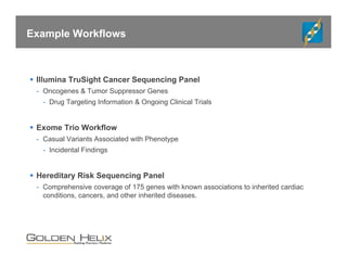 Golden Helix's End-to-End Solution for Clinical Labs | PPT