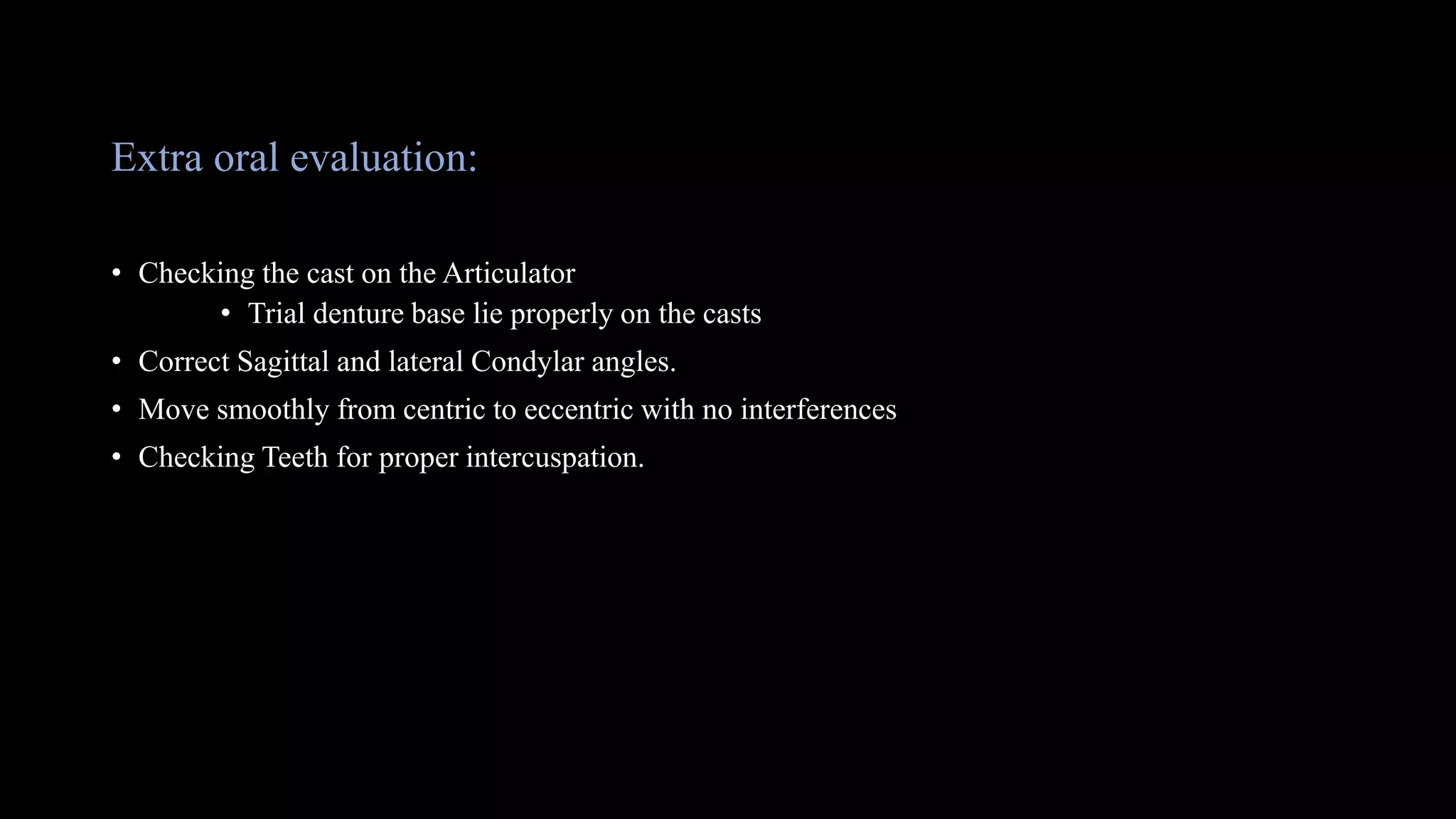 Clinical steps in fabricating a complete denture | PPTX