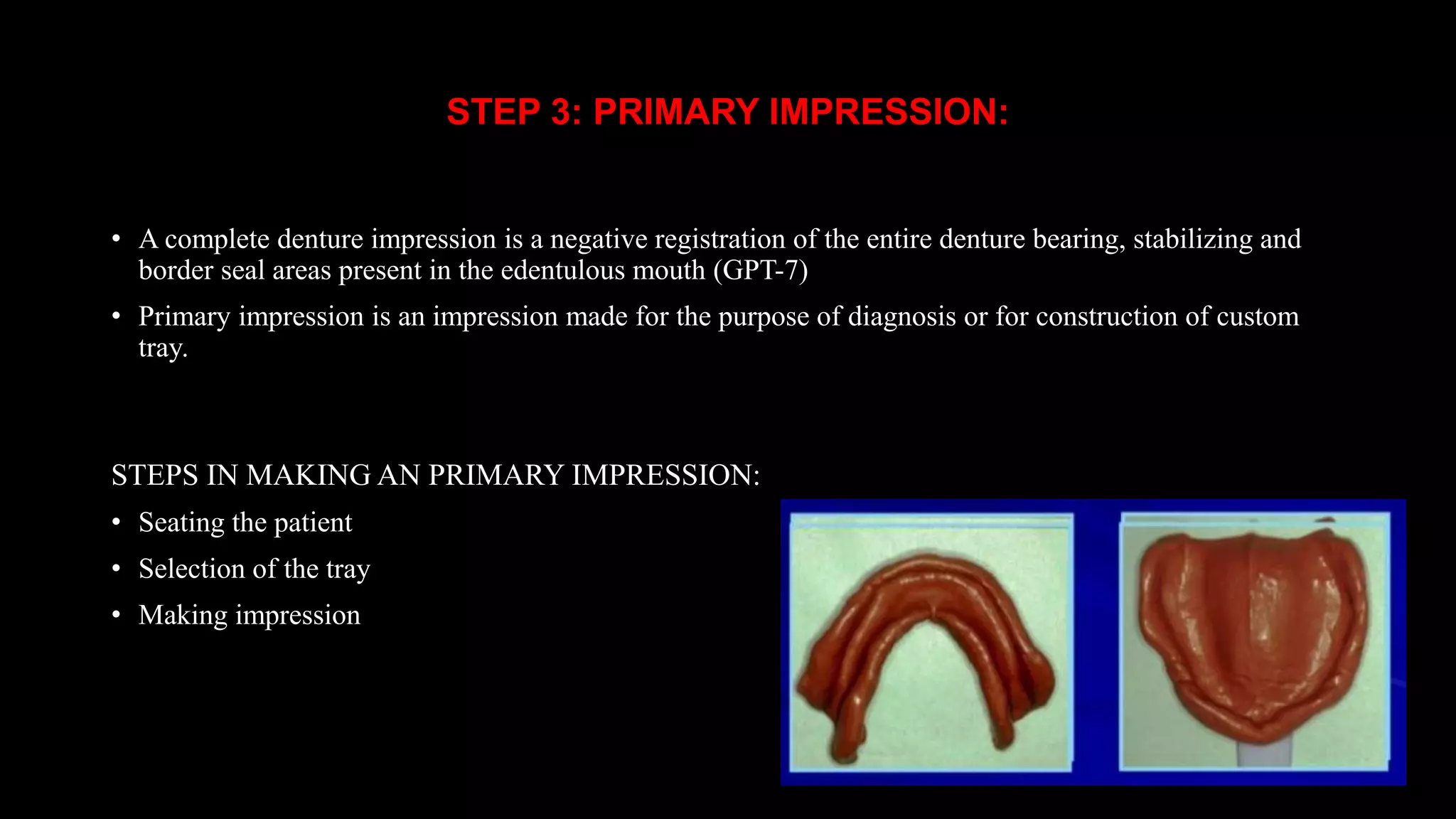 Clinical steps in fabricating a complete denture | PPTX