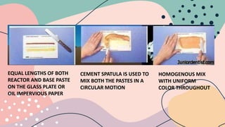 Clinical steps in impression making using ZOE {maxillary cast} | PPT