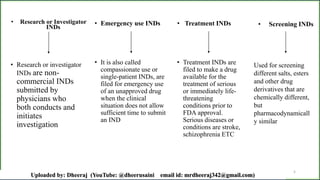 clinical trial aplications & regulatory bodies along with ICH ...