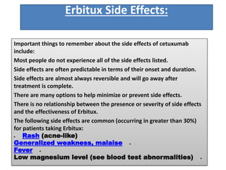 Clinical studies erbitux | PPTX