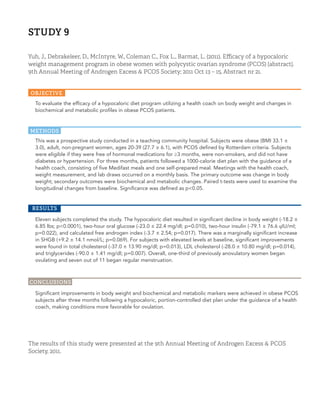 Medifast Clinical studies document | PDF