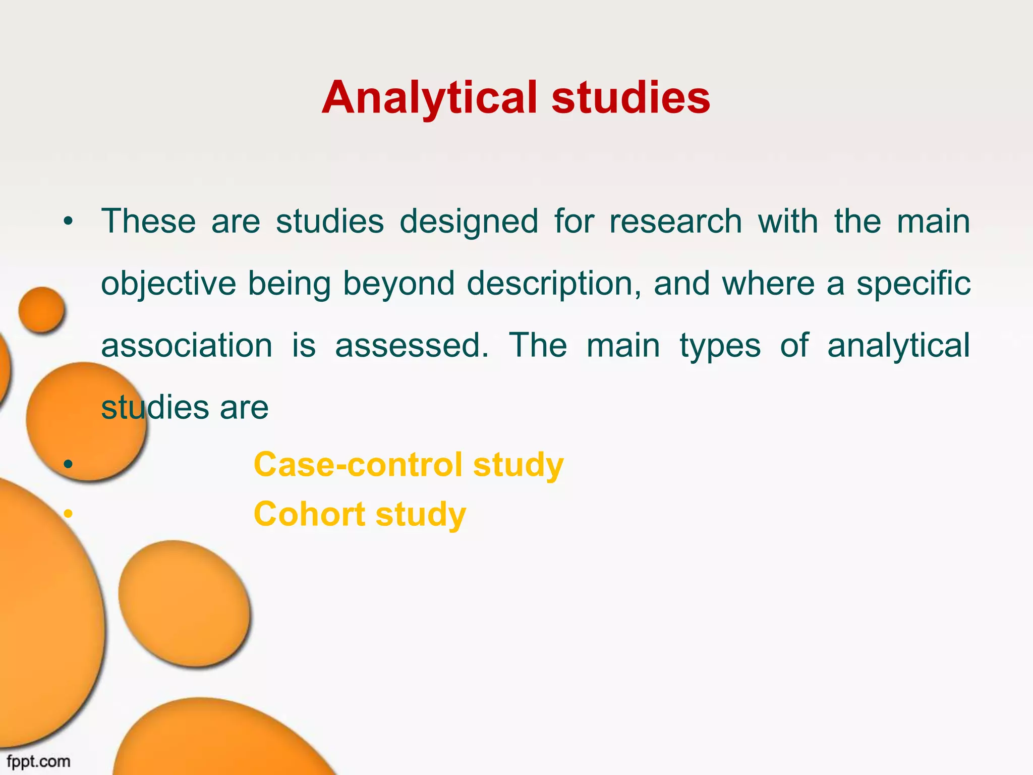 Clinical study designs | PPTX