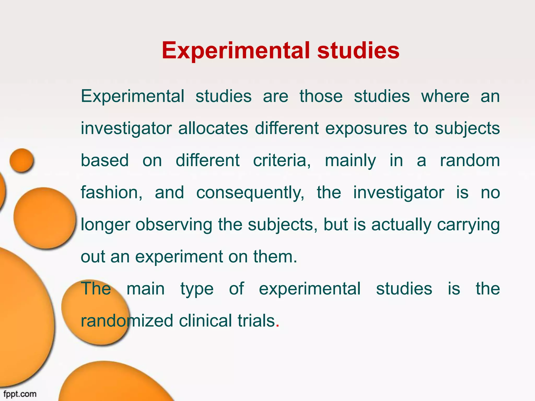 Clinical study designs | PPTX