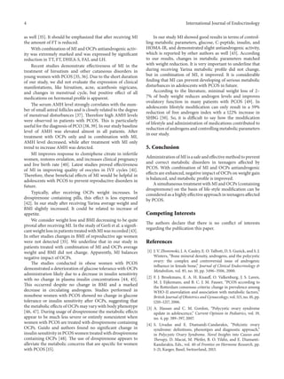 Clinical study myo inositol in the treatment of teenagers affected by ...