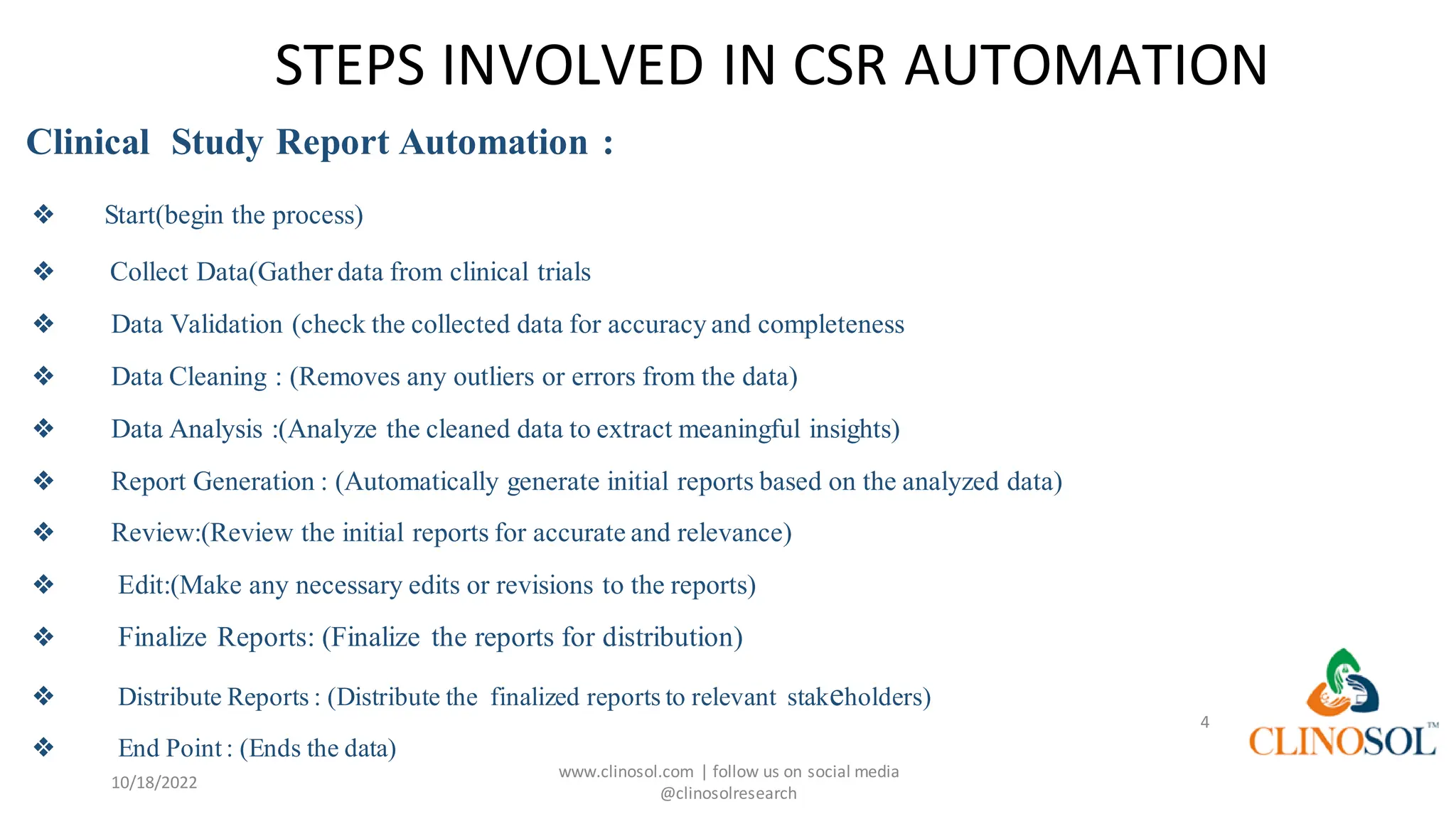 CSR Automation: Accelerating Clinical Trial Results Reporting | PDF