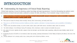 CSR Automation: Accelerating Clinical Trial Results Reporting | PDF