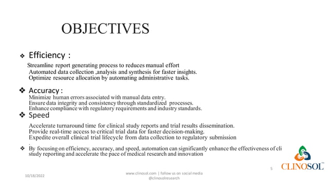 CSR Automation: Accelerating Clinical Trial Results Reporting | PDF ...
