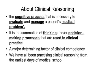 Clinical Summary and reasoning Format in Practice.pptx