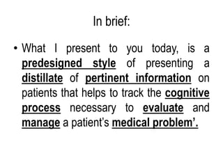 Clinical Summary and reasoning Format in Practice.pptx