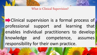 Clinical supervision | PPTX