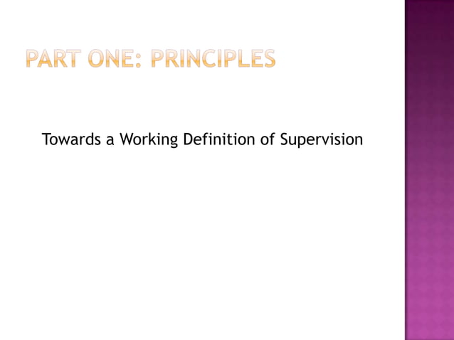 Clinical supervision in alcohol and drug abuse counseling | PPTX
