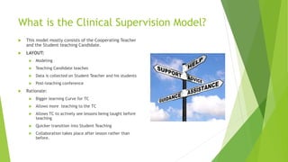 Clinical supervision model | PPTX