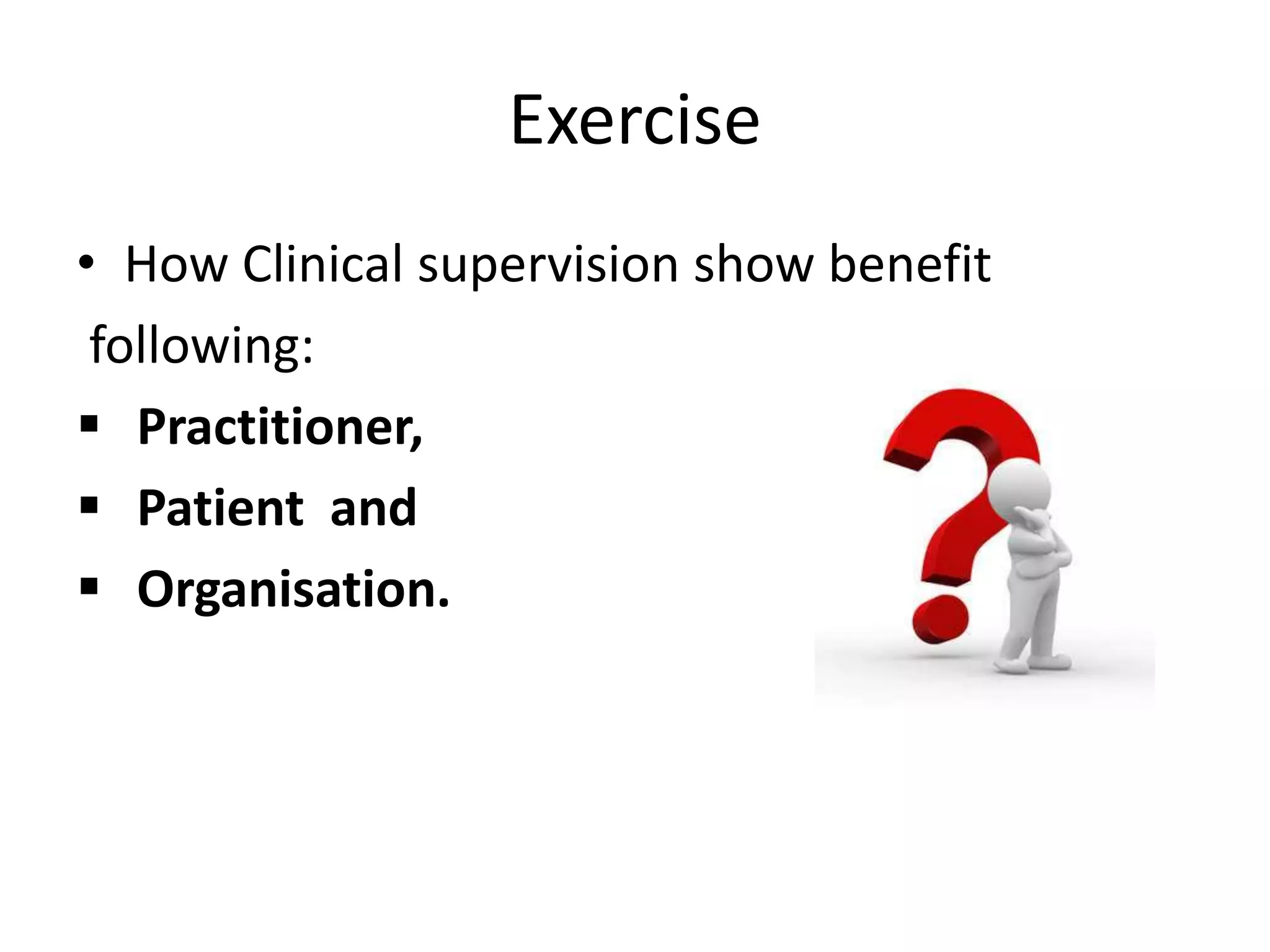 Clinical supervision unit 1 | PPTX