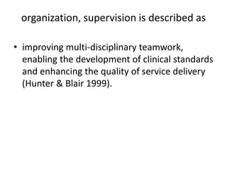Clinical supervision unit 1 | PPT