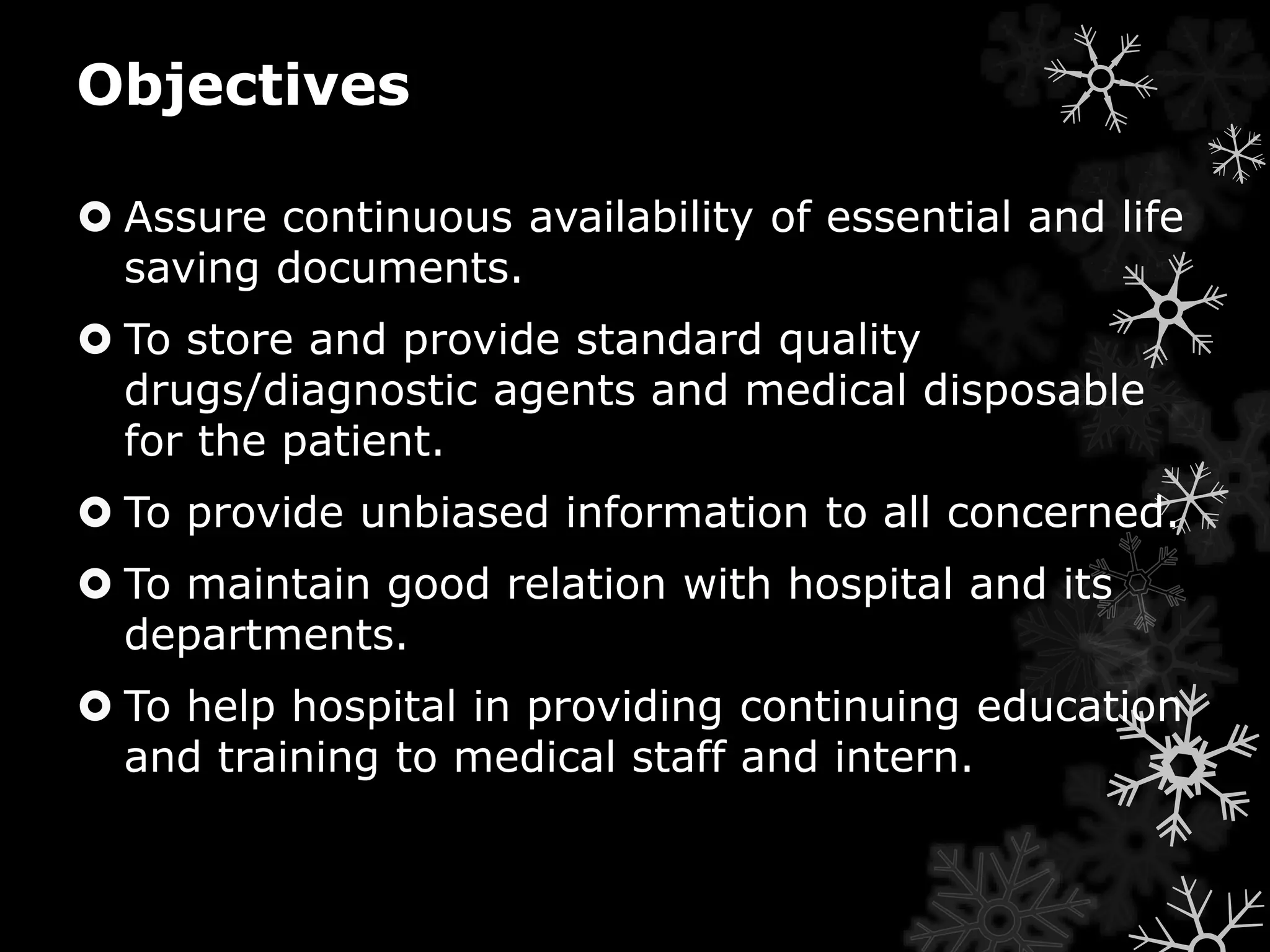 Clinical supportive service department | PPTX