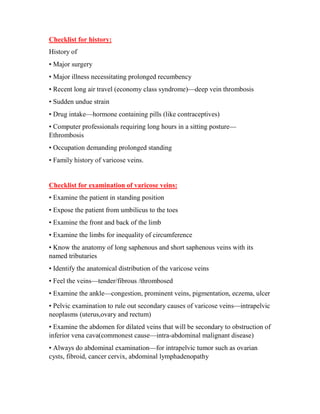 Clinical surgery(History & Physical) | PDF
